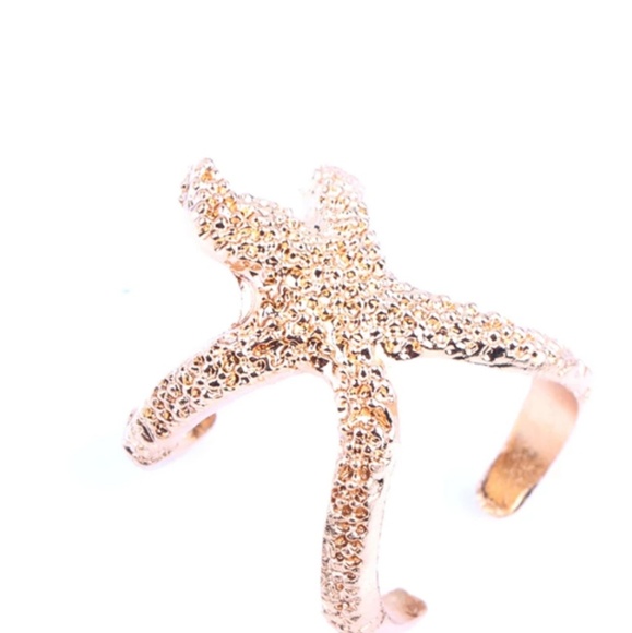 Jewelry | Starfish Star Fish Ring Adjustable Statement Ring | Poshmark